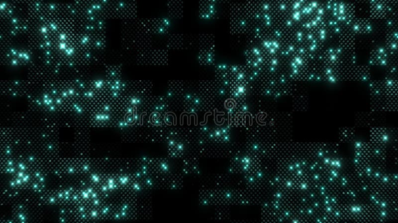 Dazzling Blue Dot Grid on Black Background Stock Video - Video of ...