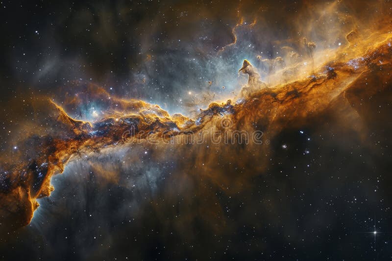 An Image Showcasing a Massive Star Shining Brilliantly Amidst the Dark Night Sky, a Captivating ...