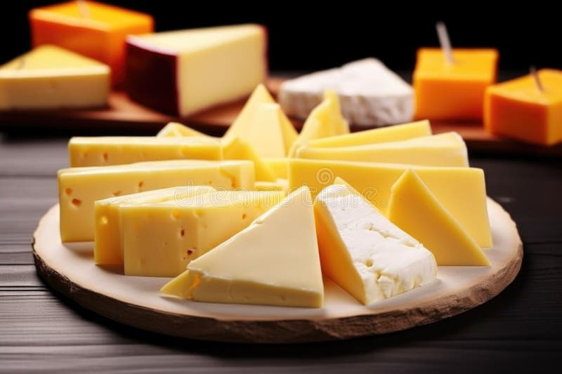 Image Showing Cheese Marked with Identification Tags Stock Image ...