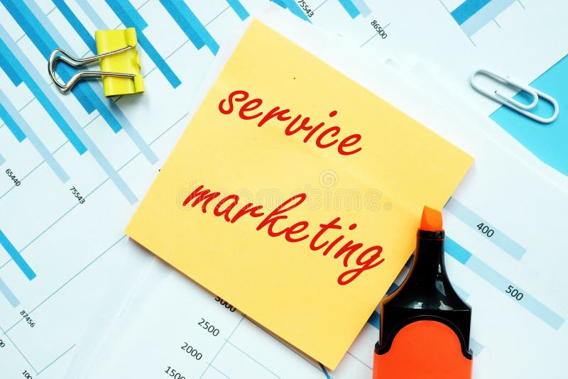 Image Showing Service Marketing Stock Image - Image of valuable ...