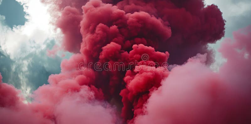 Image Showing a Transparent Texture of Abstract Red Smoke Flames Stock ...