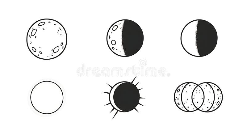Sun Moon Phases Eclipse Stock Illustrations – 942 Sun Moon Phases Eclipse Stock Illustrations ...