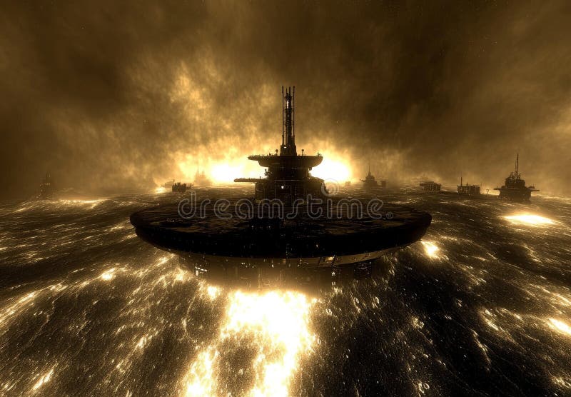 The Image Shows an Automated Robotic Space Vehicle Exploring the ...