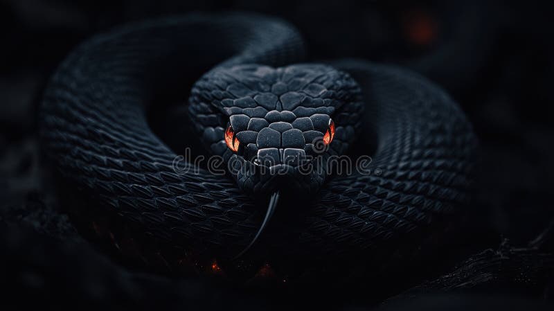 Dark Black Snake Red Spots Stock Photos - Free & Royalty-Free Stock ...