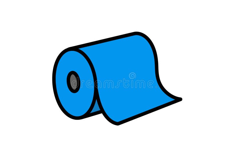 Paper roll clipart stock vector. Illustration of vector - 364620478