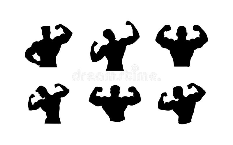 Bodybuilder Side View Stock Illustrations – 157 Bodybuilder Side View ...