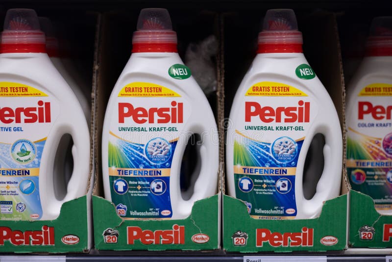 Persil Laundry Detergent Gel Packaged - FRANKFURT, GERMANY - MARCH 21 ...