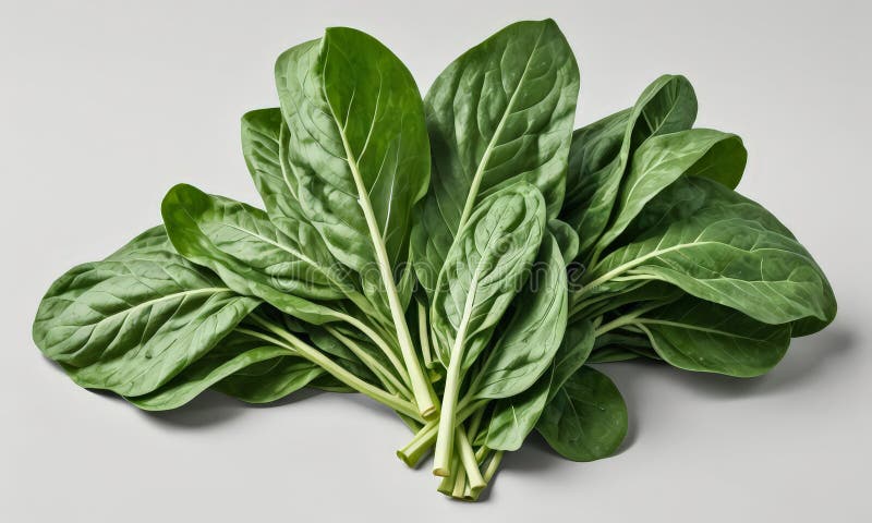 Bunch Fresh Spinach Leaves, with Vibrant Green Color and Slightly ...