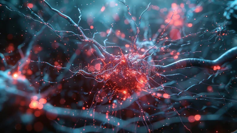 The Image Shows a Bunch of Neurons in the Brain that is Responsible for ...