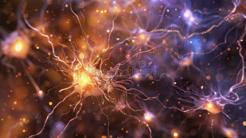 The Image Shows a Bunch of Neurons in the Brain that is Responsible for ...