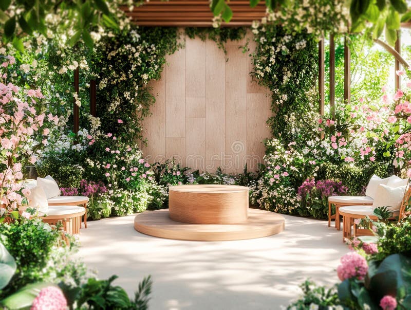 Image Shows a Circular Stone Structure, Possibly a Fireplace or ...