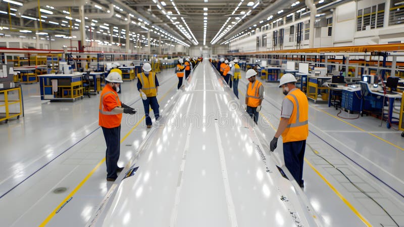 AI-Generated Factory Image stock illustration. Illustration of ...