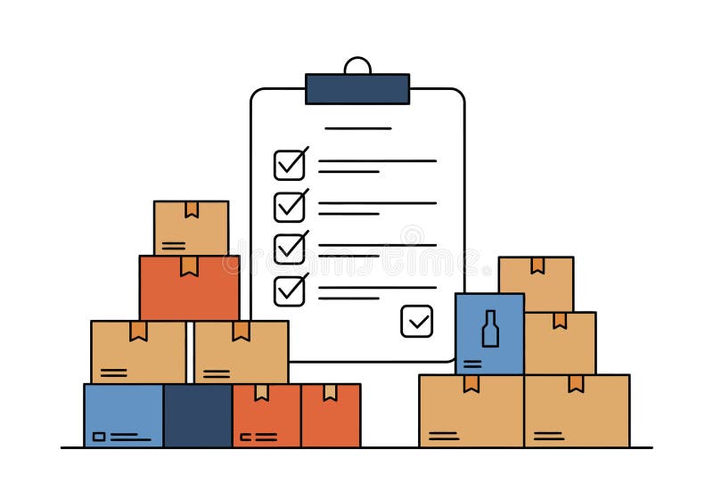 Inventory Management Clipart Stock Vector - Illustration of stack ...