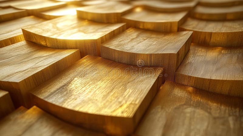 Wooden Tiles stock illustration. Illustration of depth - 336870316