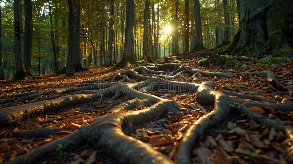 Forest Root System Stock Illustrations – 488 Forest Root System Stock ...