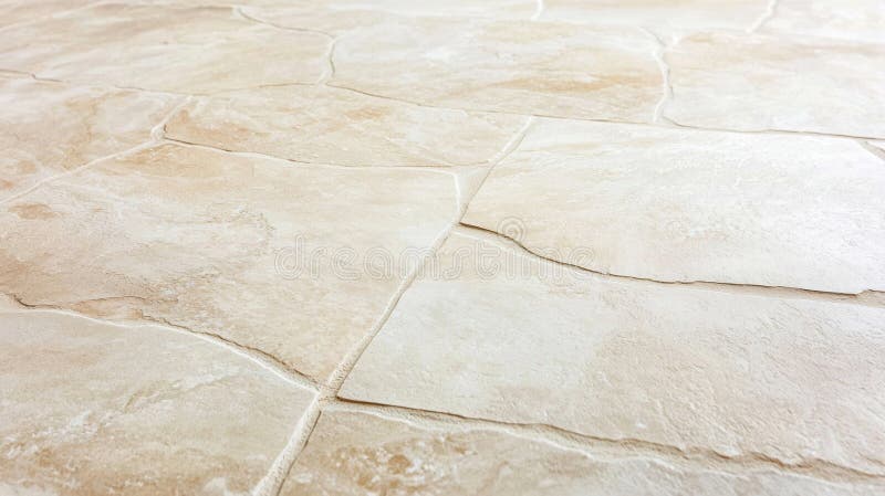 Close Up View Beige Tile Floor Rough Irregular Texture Stock Photos ...