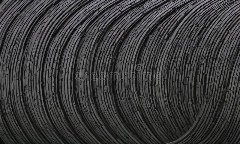 Close-up View Black, Textured Surface with Repeating Pattern Vertical ...