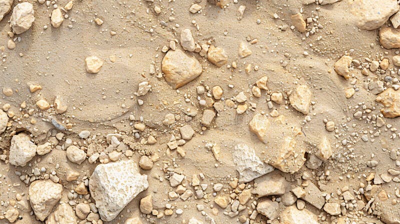 ## Textured Beach: a Mosaic of Sandy Pebbles Stock Illustration ...