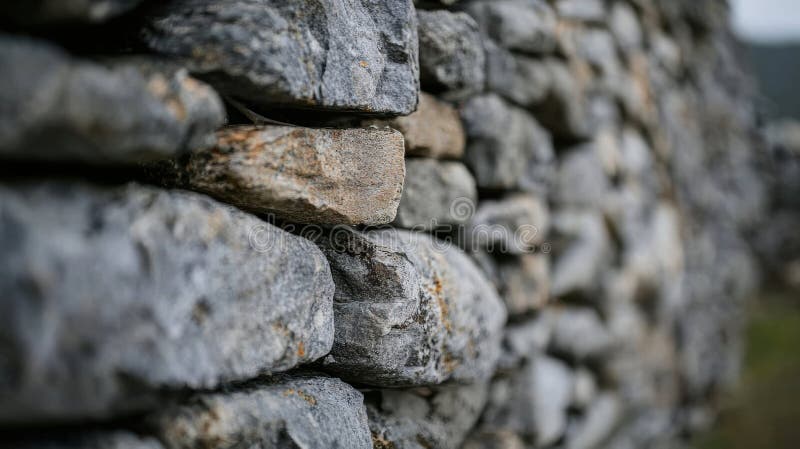 Stone Wall stock image. Image of visual, stone, uneven - 378039489
