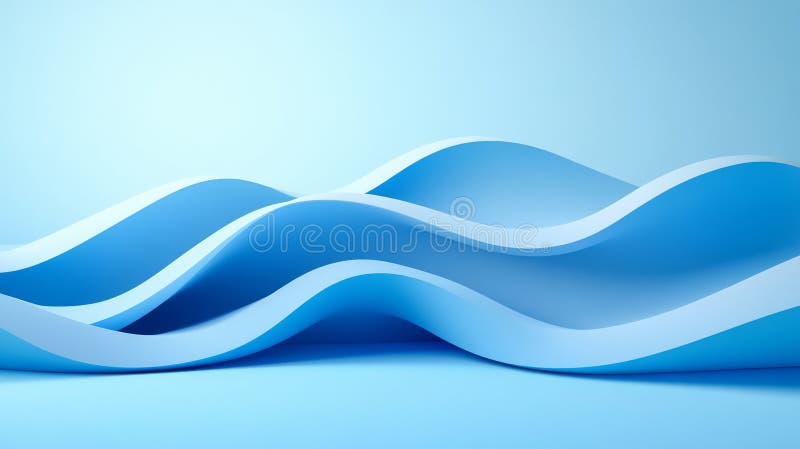 The Image Shows a Close-up View of a White Wall, with Wavy Lines ...