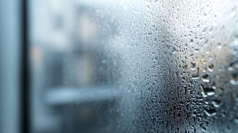 Window Condensation stock illustration. Illustration of winter - 335082044