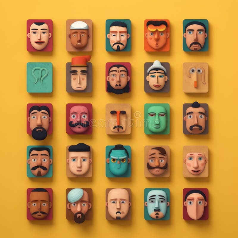 Determined Expressions Stock Illustrations – 429 Determined Expressions ...