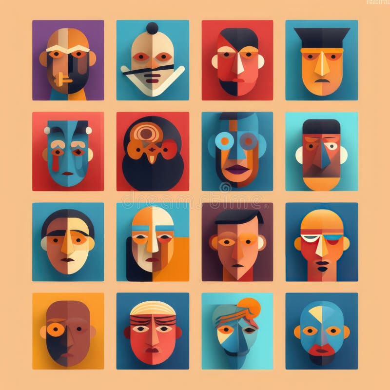 Determined Expressions Stock Illustrations – 429 Determined Expressions ...