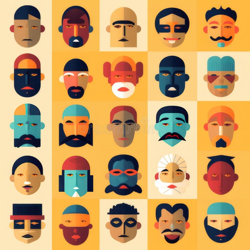 Determined Expressions Stock Illustrations – 429 Determined Expressions ...