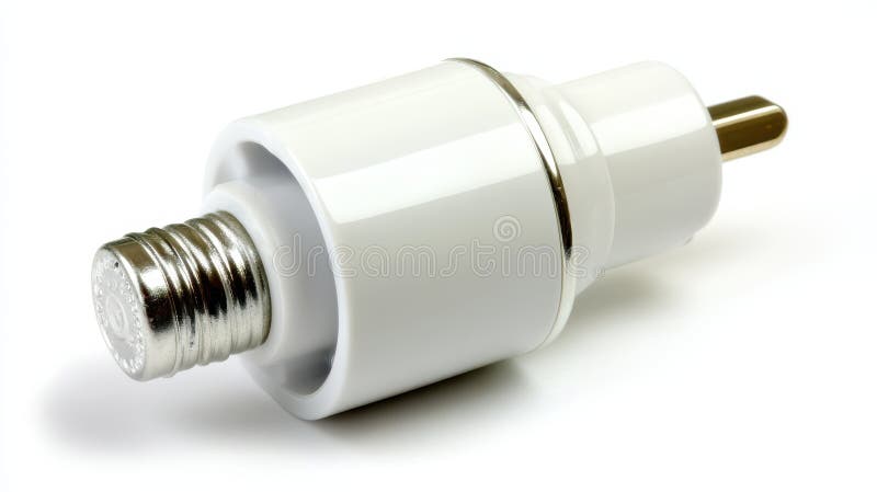 Compact Fluorescent Lamp Adapter Stock Illustration - Illustration of ...