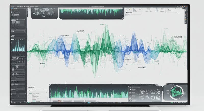 The Image Shows a Computer Monitor Displaying a Digital Interface with ...