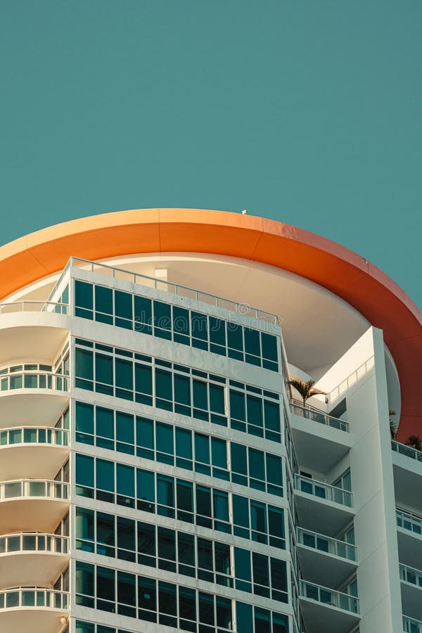 A Modern High-rise Hotel Building Stock Image - Image of urbanism ...