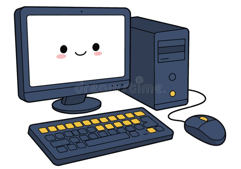 Clip Art PC. stock illustration. Illustration of internet - 359933603