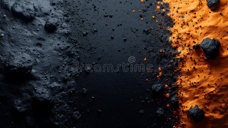 The Image Shows a Digitally Created Texture Split into Two Distinct ...