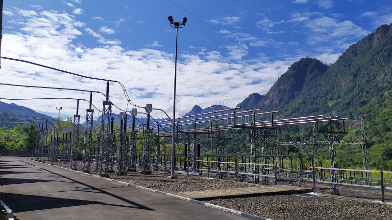 A View of Adams Peak from Polpitiya AIS Grid Substation, Sri Lanka ...