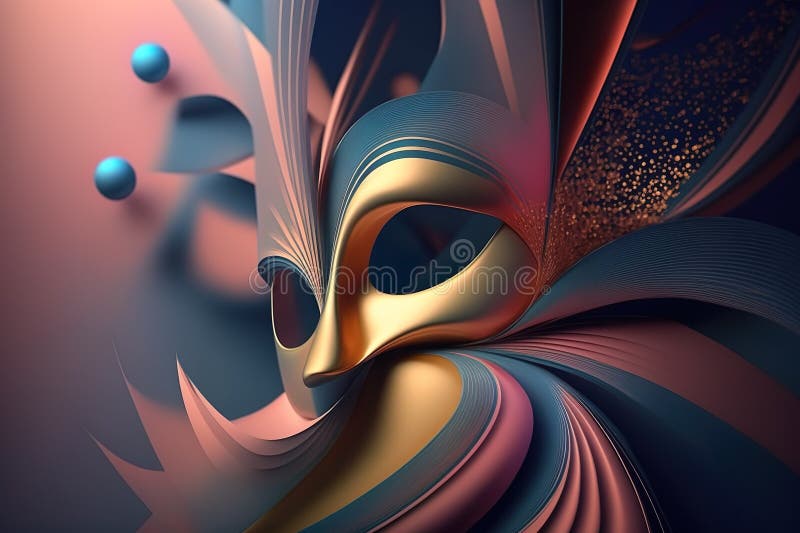 Celebrating the Mysterious World of Party Masks AI Generated ...