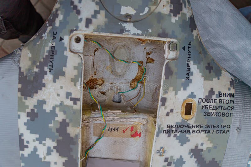 The Image Shows an Exploded Munition, Possibly of Ukrainian Origin ...