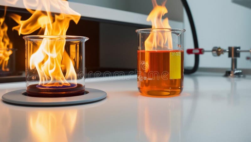 This Image Shows a Fire Investigation Laboratory Stock Illustration ...