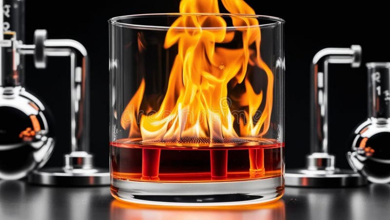 This Image Shows a Fire Investigation Laboratory Stock Illustration ...