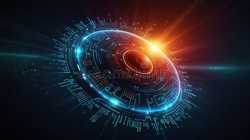 Creative Inovative Technology Background Stock Illustration ...