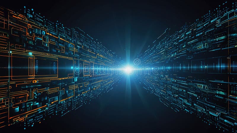 Creative Inovative Technology Background Stock Illustration ...