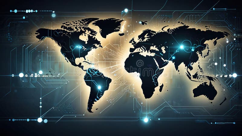 Creative Inovative Technology Background Stock Illustration ...