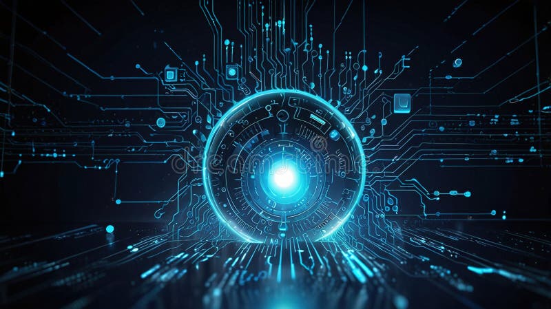 Creative Inovative Technology Background Stock Illustration ...