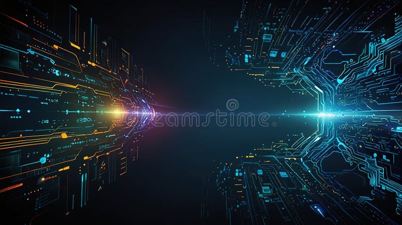 Creative Inovative Technology Background Stock Illustration ...