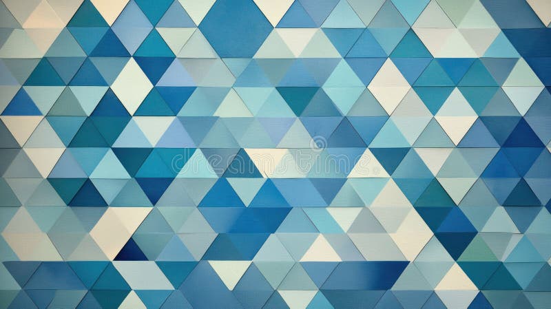 Abstract Blue and White Triangle Pattern Design Stock Illustration ...