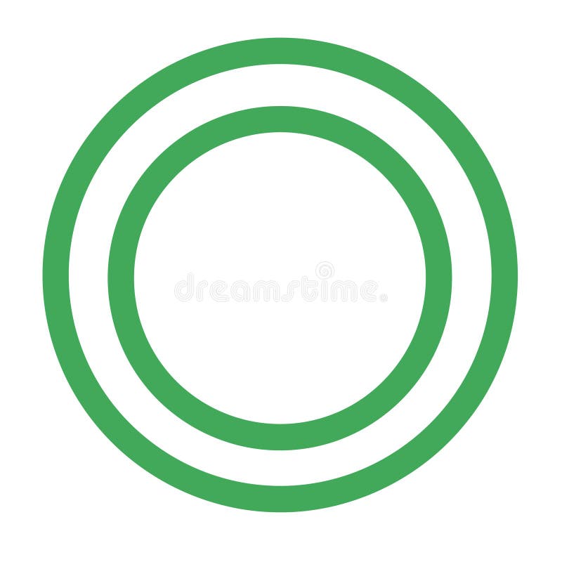 Double Line Geometric Numbers. Stock Vector - Illustration of placard ...