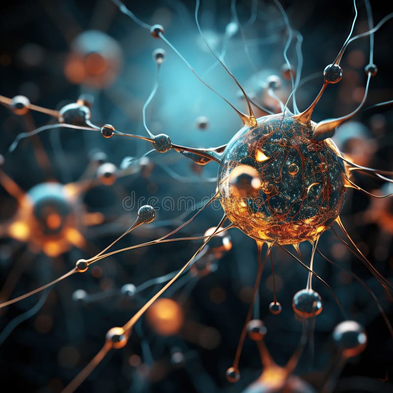 Image Shows Human Brain Cell, Neuron. Brain Cells Basic Units of ...