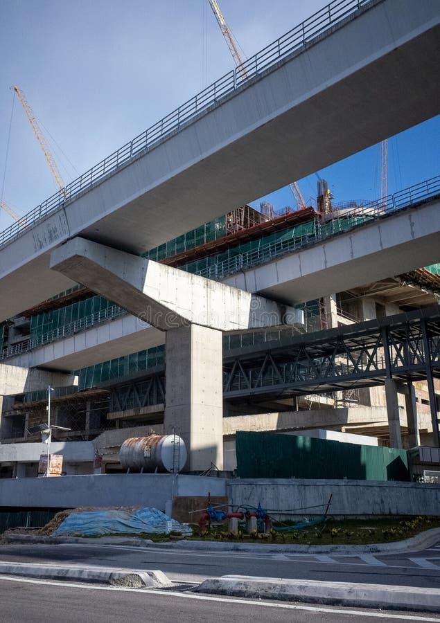 The Image Shows an Infrastructure Construction Site. Stock Image ...