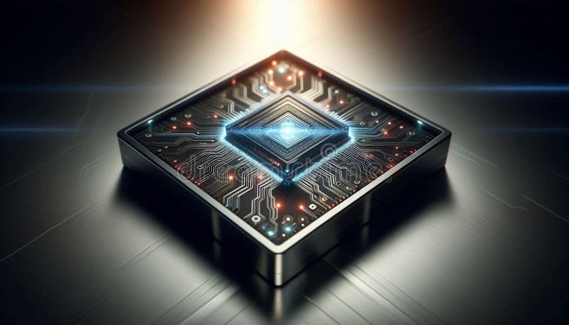 The Image Shows an Innovative Chip Designed To Integrate AI ...