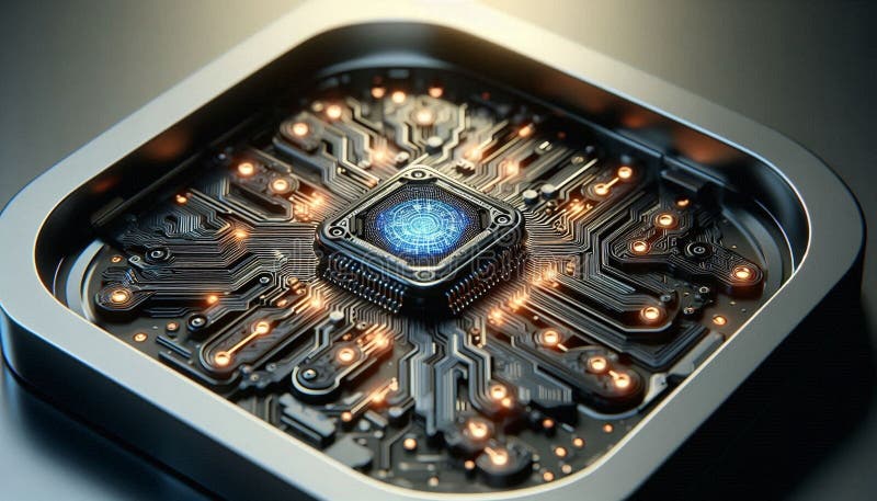 The Image Shows an Innovative Chip Designed To Integrate AI ...