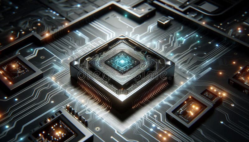 The Image Shows an Innovative Chip Designed To Integrate AI ...